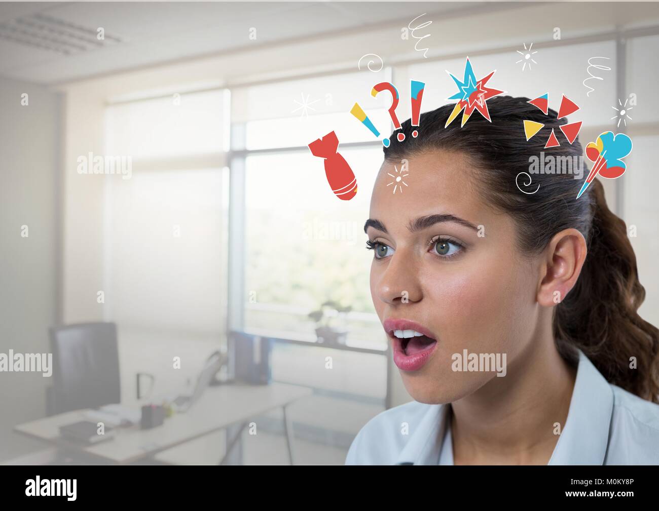 Office workplace surprised business hi-res stock photography and images ...
