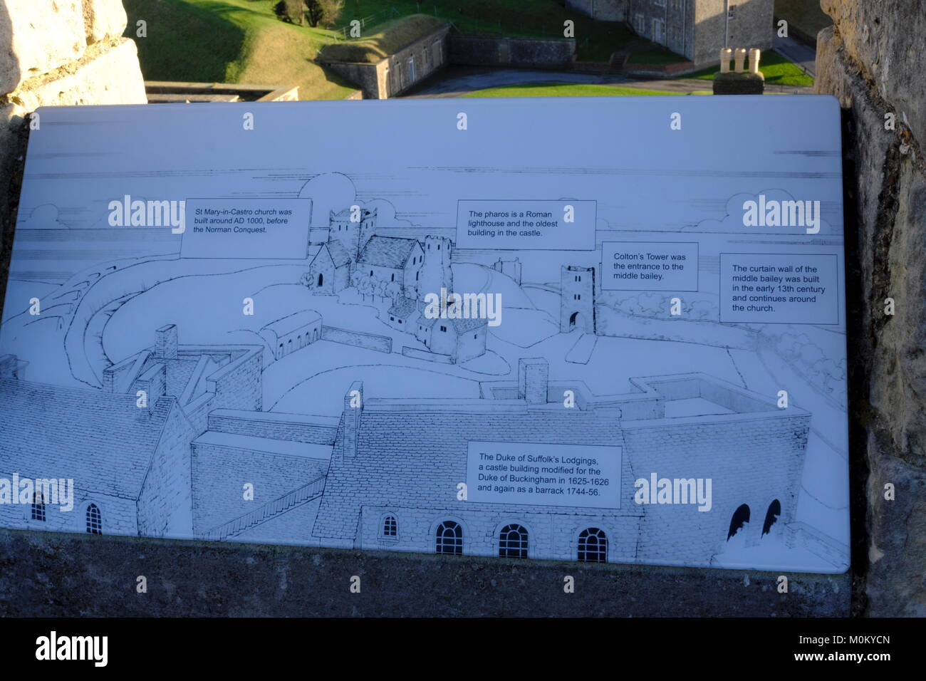 Dover Castle built by Henry 2nd in 1180 Stock Photo - Alamy