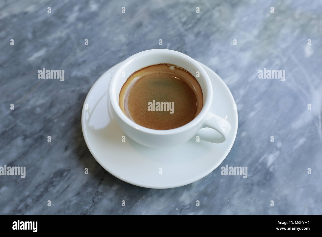 Hot coffee with spoon hi-res stock photography and images - Alamy