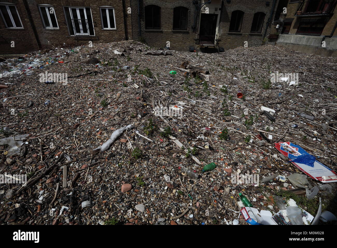 Plastic pollution river thames hi-res stock photography and images - Alamy