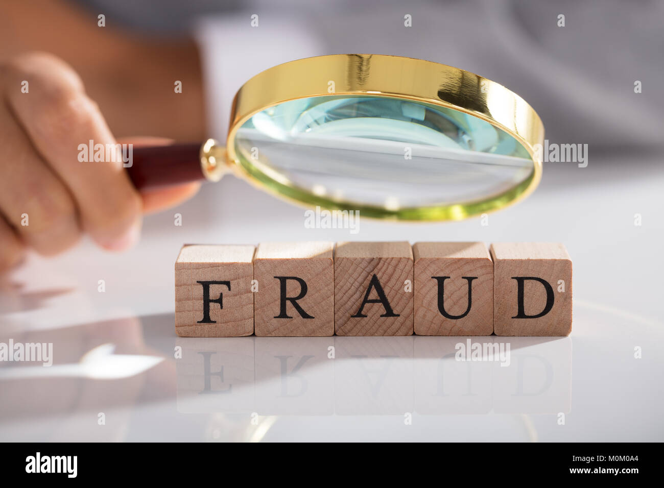 Audit word magnifying glass hi-res stock photography and images - Alamy