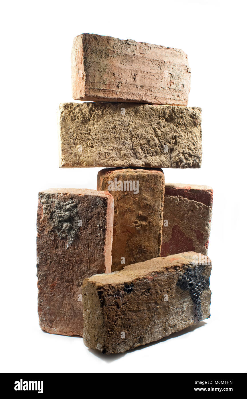 Pile of Old Bricks Stock Photo - Alamy