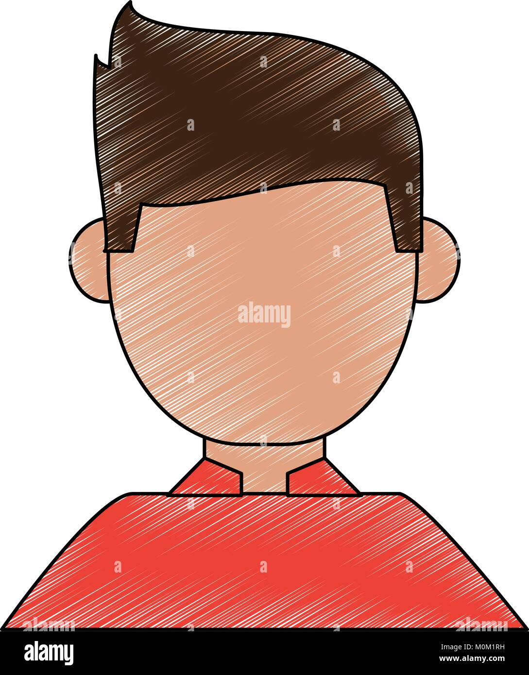 Man faceless cartoon Stock Vector Image & Art - Alamy