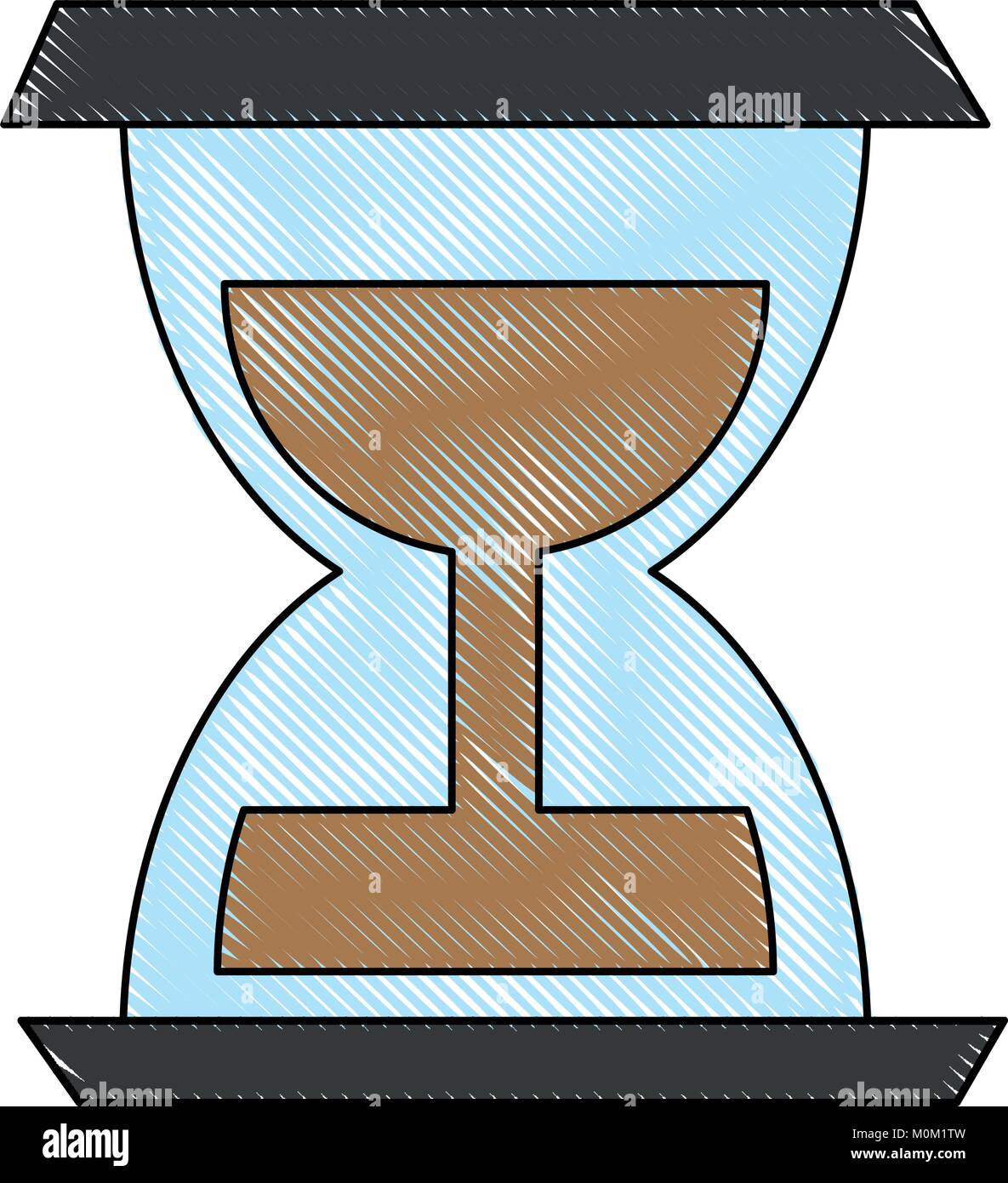 Hourglass time symbol Stock Vector Image & Art - Alamy