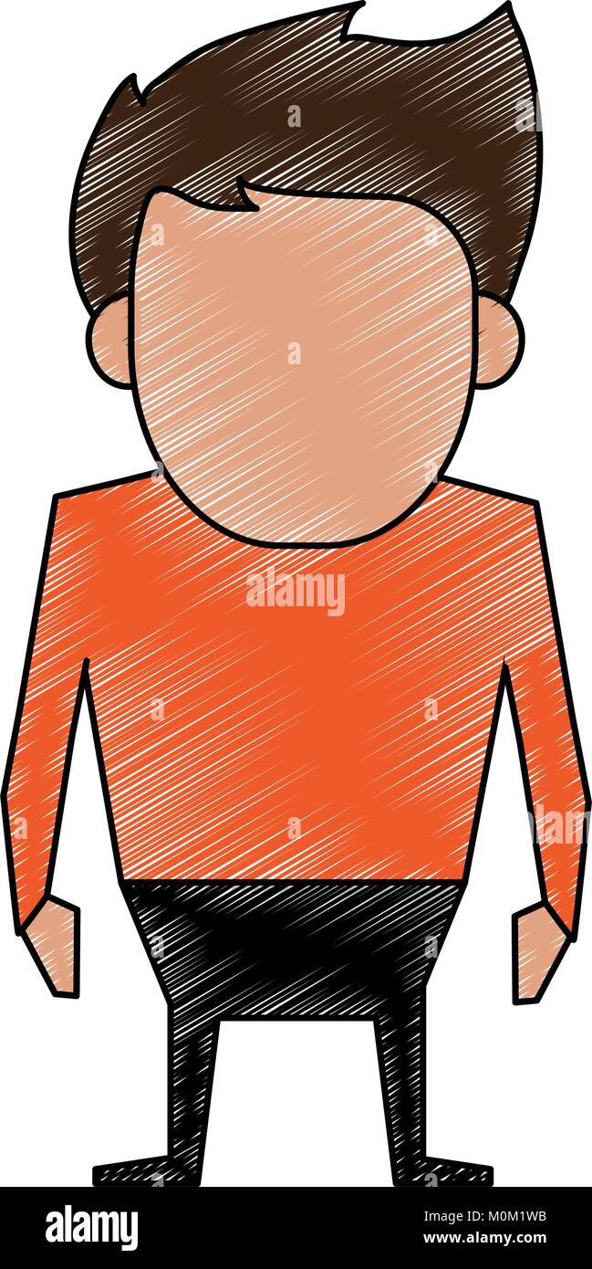 Man faceless cartoon Stock Vector Image & Art - Alamy
