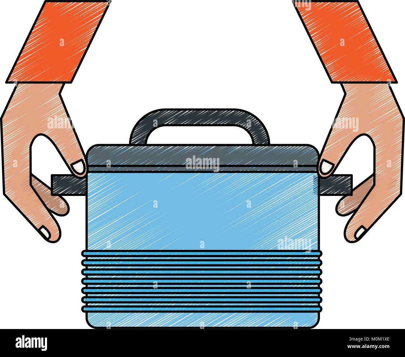 Hands with kitchen pot Stock Vector Image & Art - Alamy