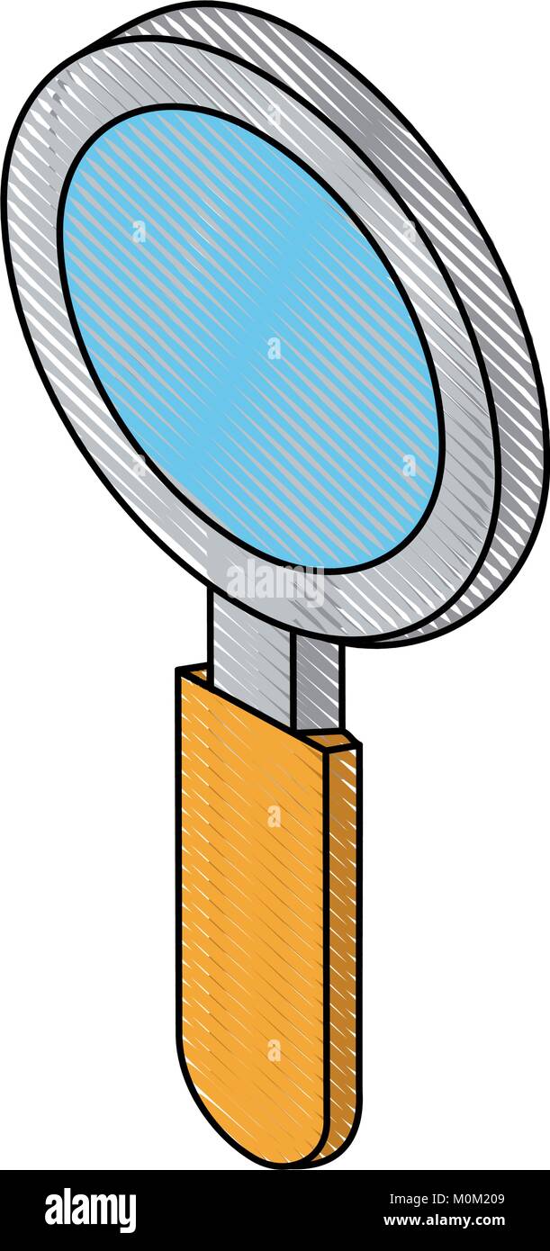 Magnifying glass symbol Stock Vector Image & Art - Alamy