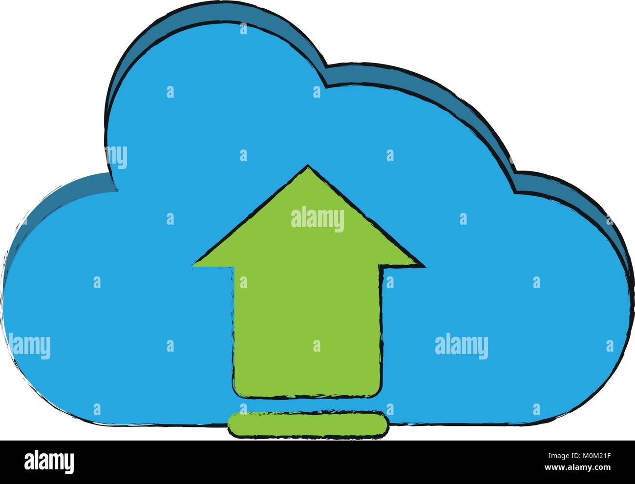 Cloud computing symbol Stock Vector Image & Art - Alamy
