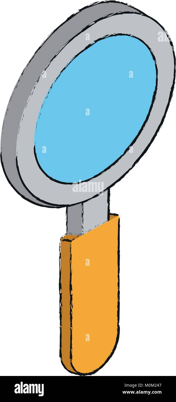 Magnifying glass symbol Stock Vector Image & Art - Alamy