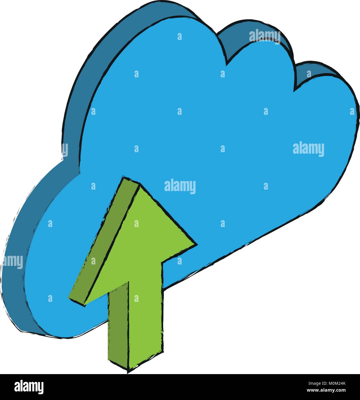 Cloud computing symbol Stock Vector Image & Art - Alamy
