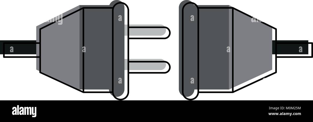 Electric plug connection Stock Vector Image & Art - Alamy