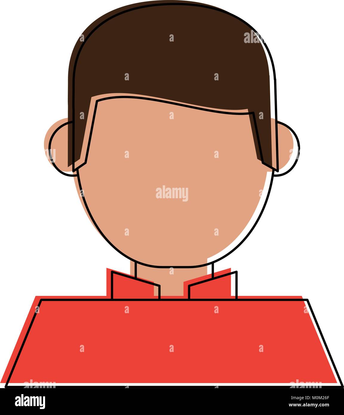 Man faceless cartoon Stock Vector Image & Art - Alamy