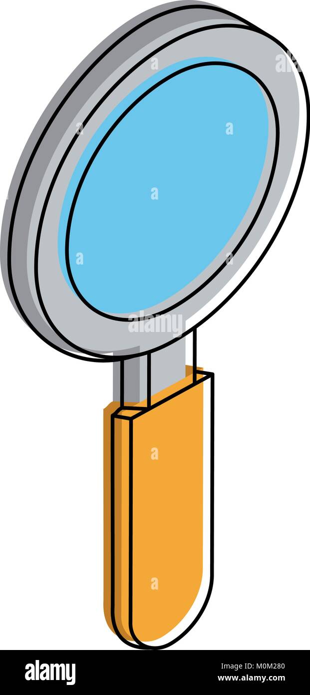Magnifying glass symbol Stock Vector Image & Art - Alamy