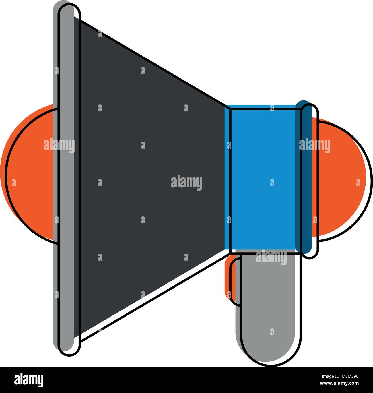 Bullhorn advertising symbol Stock Vector Image & Art - Alamy