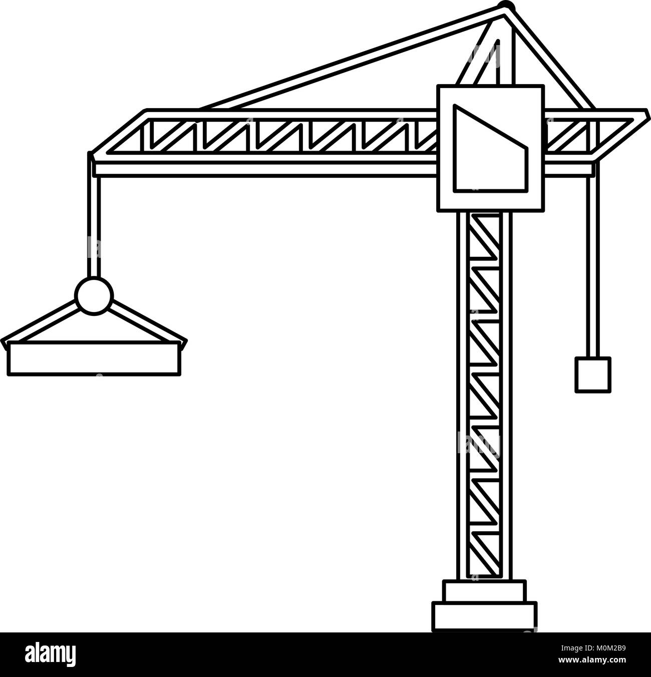 Construction crane symbol Stock Vector Image & Art - Alamy