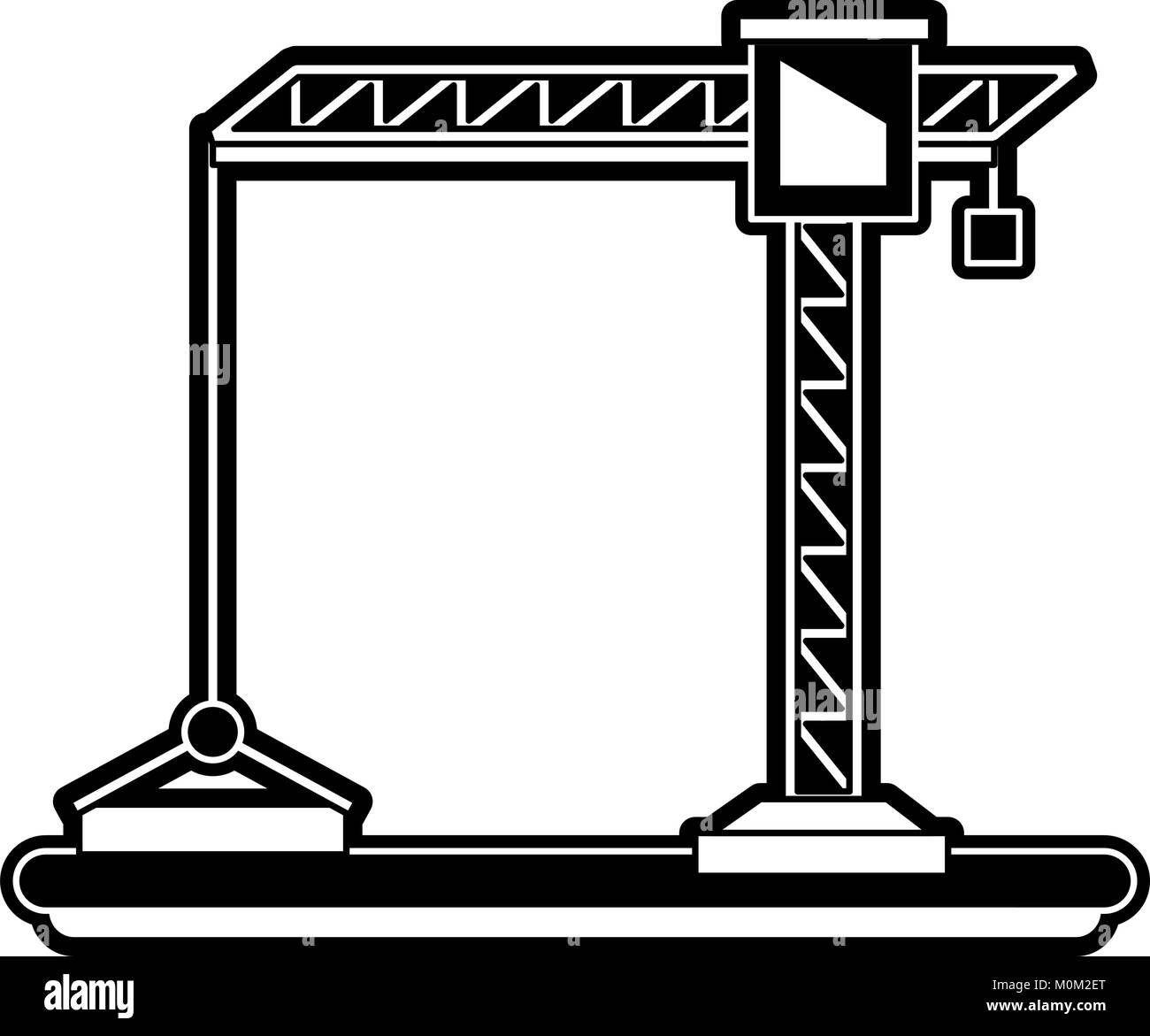 Construction crane symbol Stock Vector Image & Art - Alamy