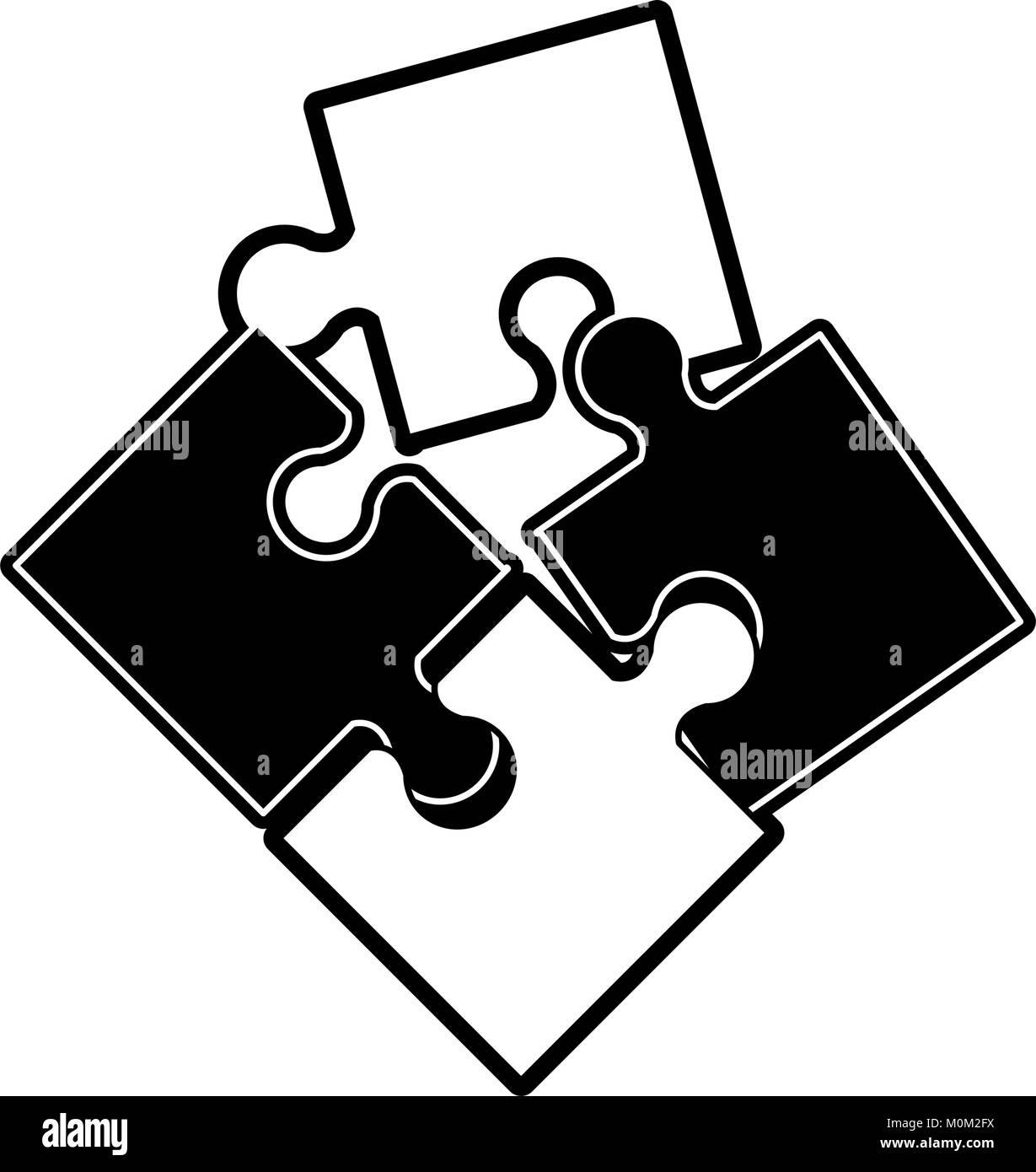 Jigsaw puzzle symbol Stock Vector Image & Art - Alamy