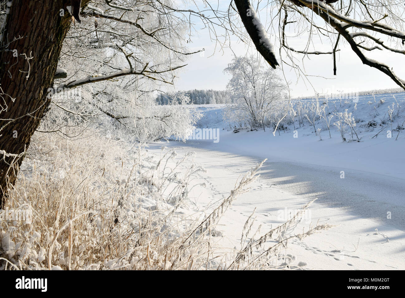 Frosty scenery landscape hi-res stock photography and images - Alamy