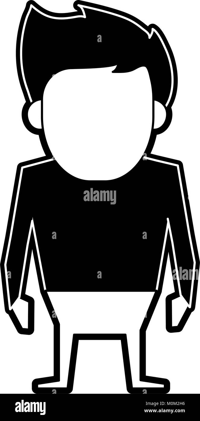 Man faceless cartoon Stock Vector Image & Art - Alamy