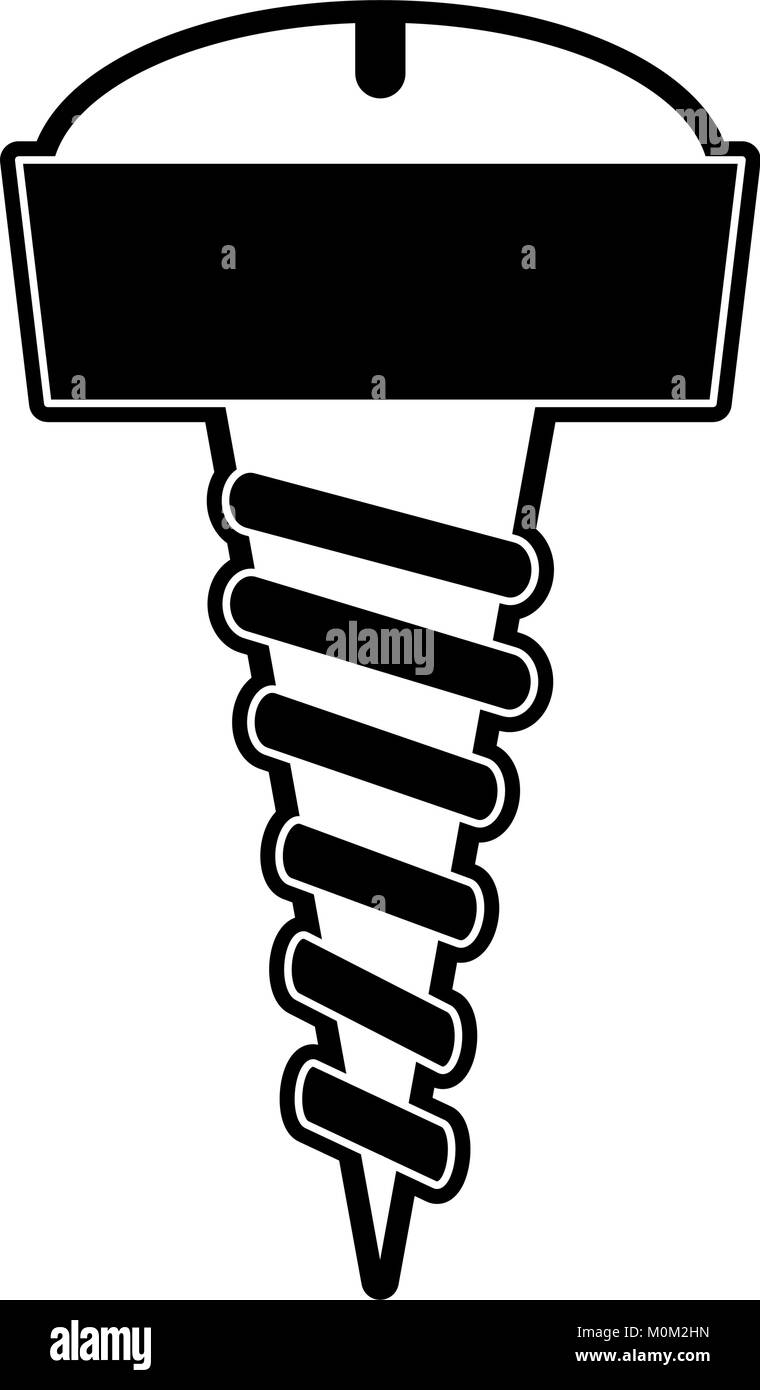 Screw tool isolated Stock Vector Image & Art - Alamy