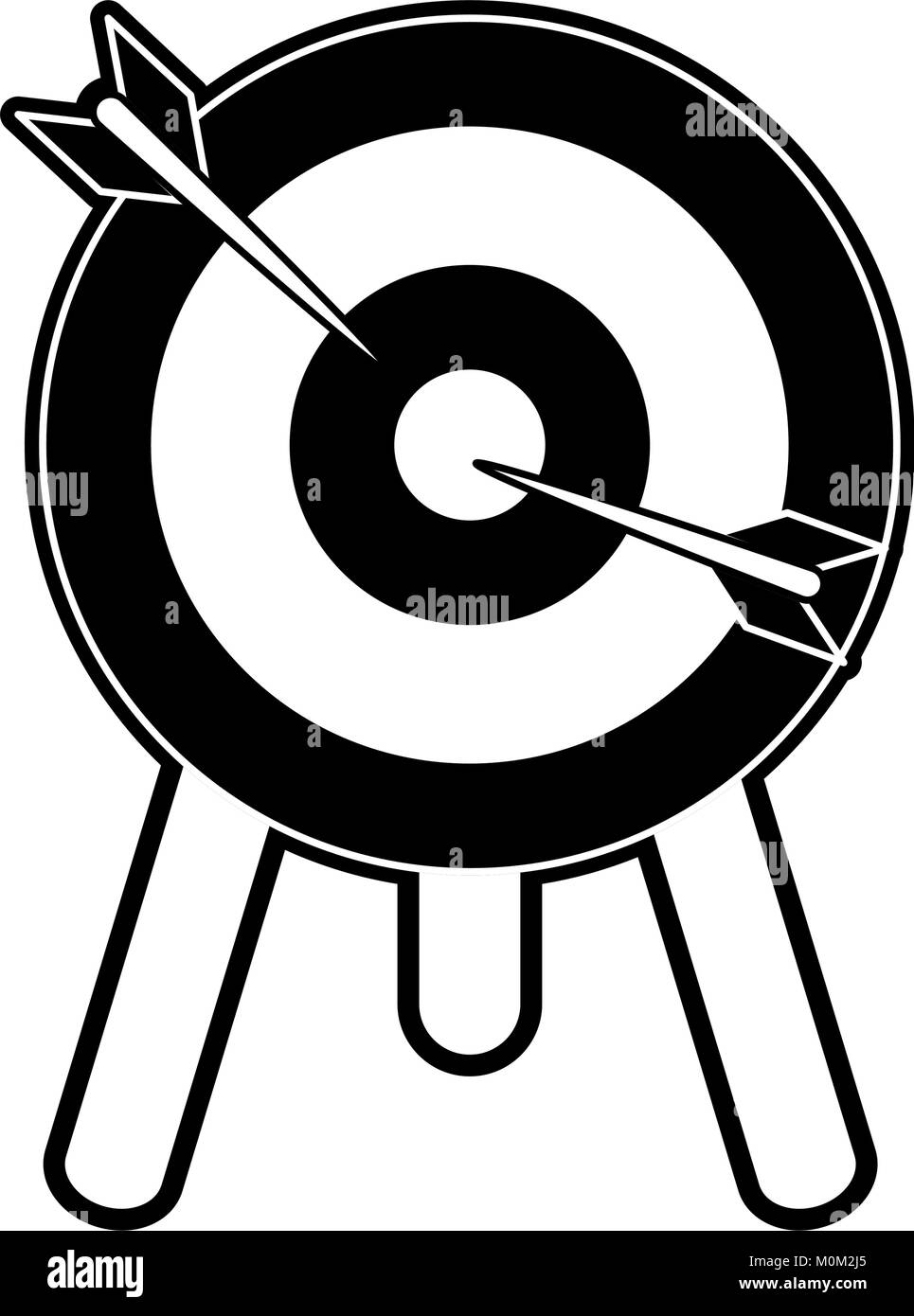 Target dartboard symbol Stock Vector Image & Art - Alamy