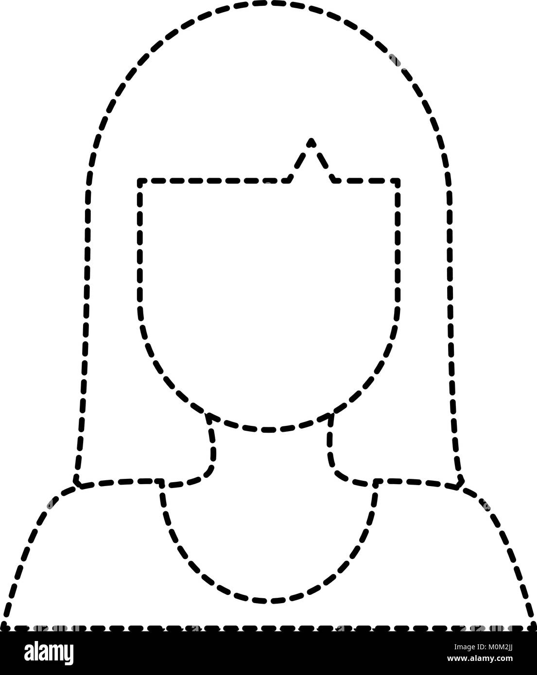 Woman faceless profile Stock Vector Image & Art - Alamy