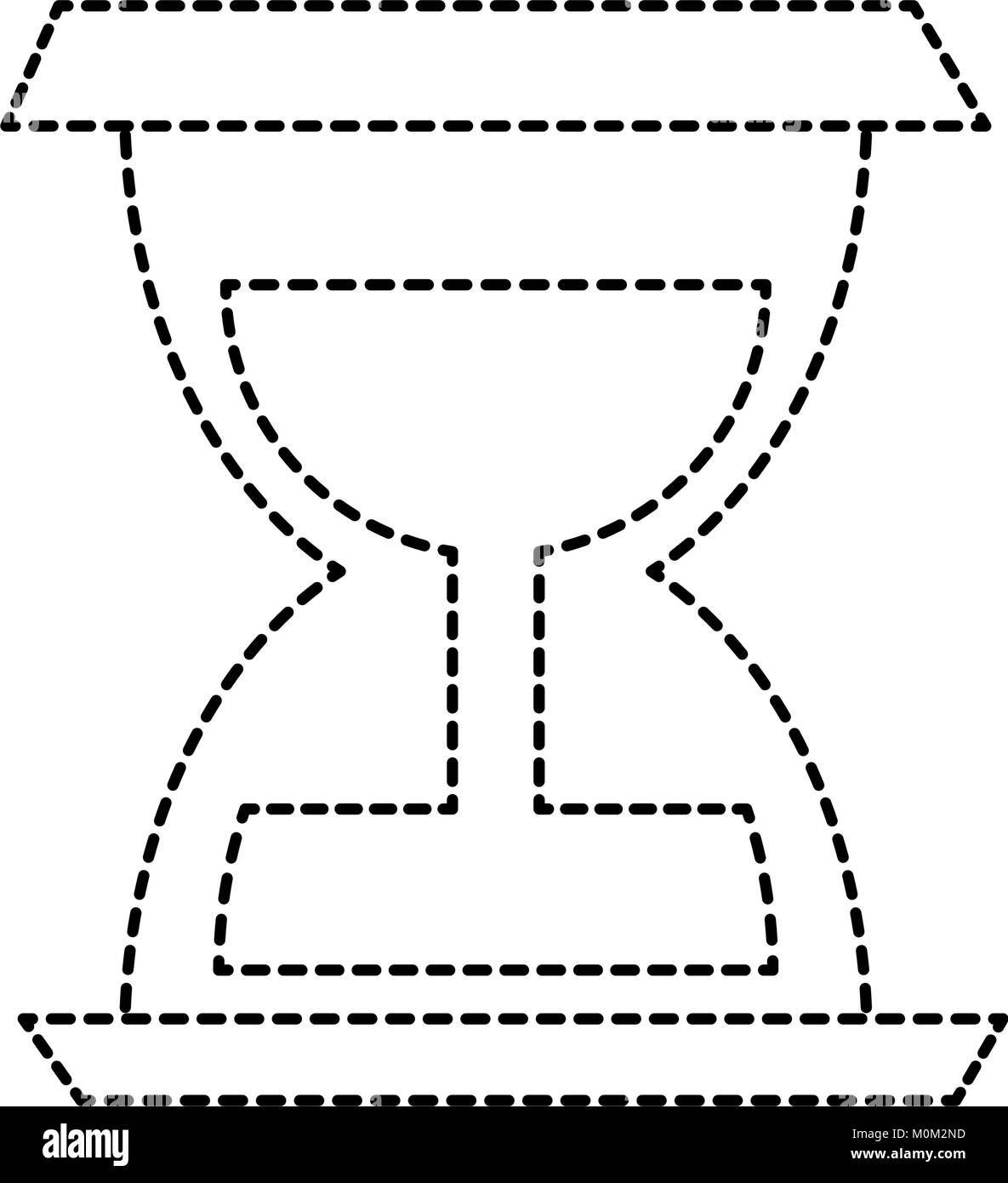 Hourglass time symbol Stock Vector Image & Art - Alamy