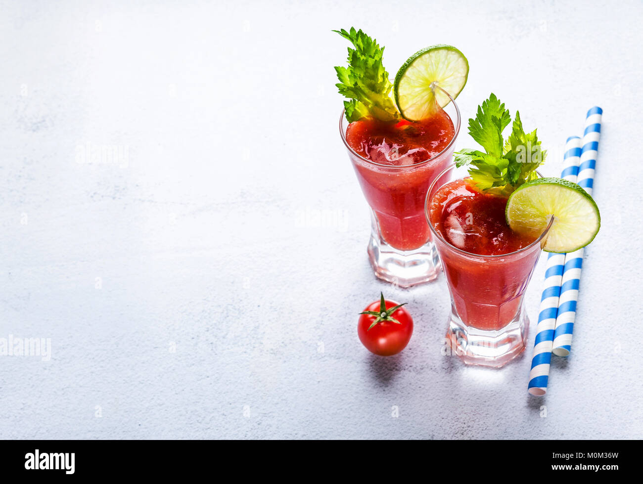 Bloody mary on brunch table hi-res stock photography and images - Alamy