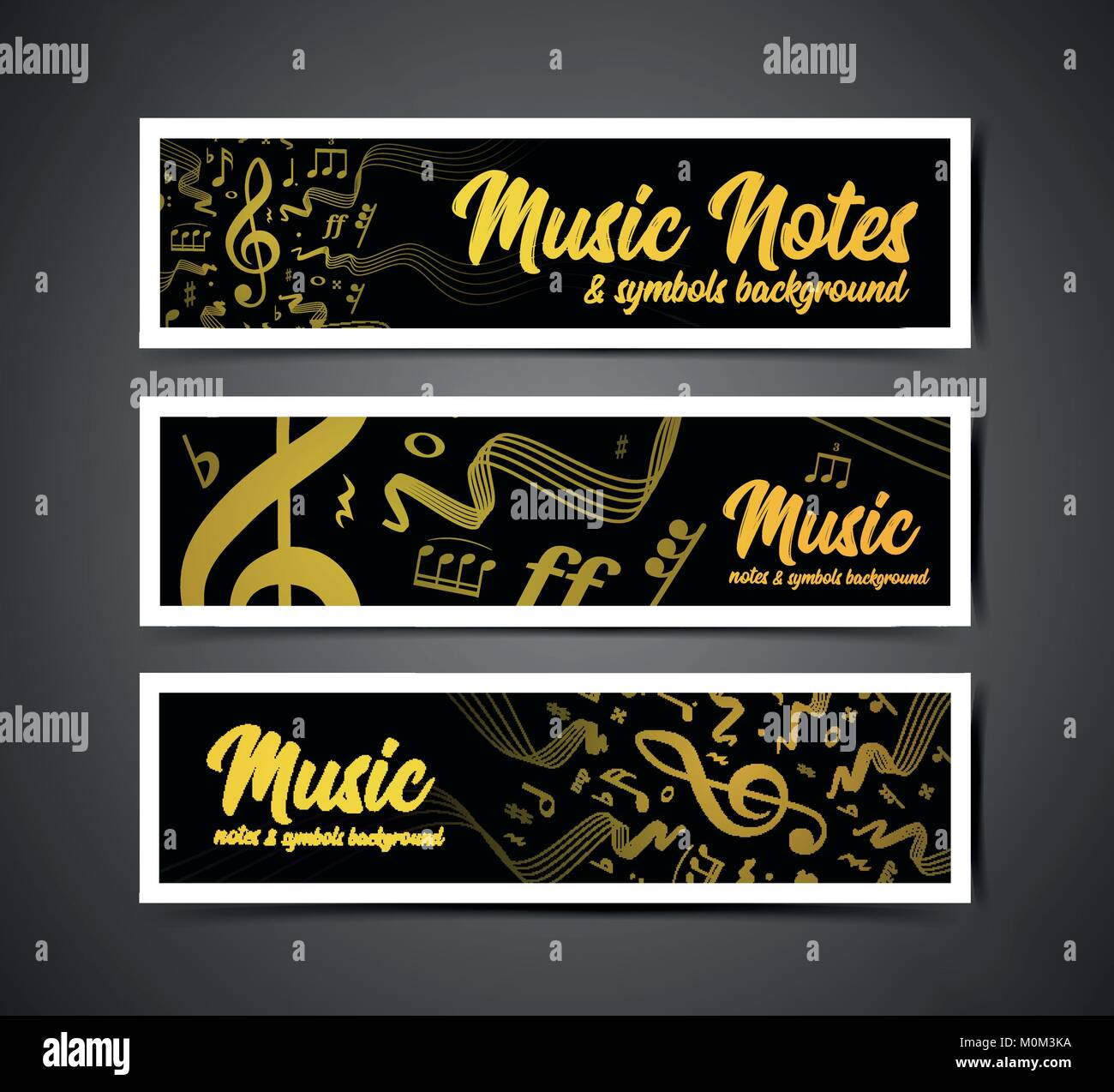 Abstract musical composition Stock Vector Images - Alamy