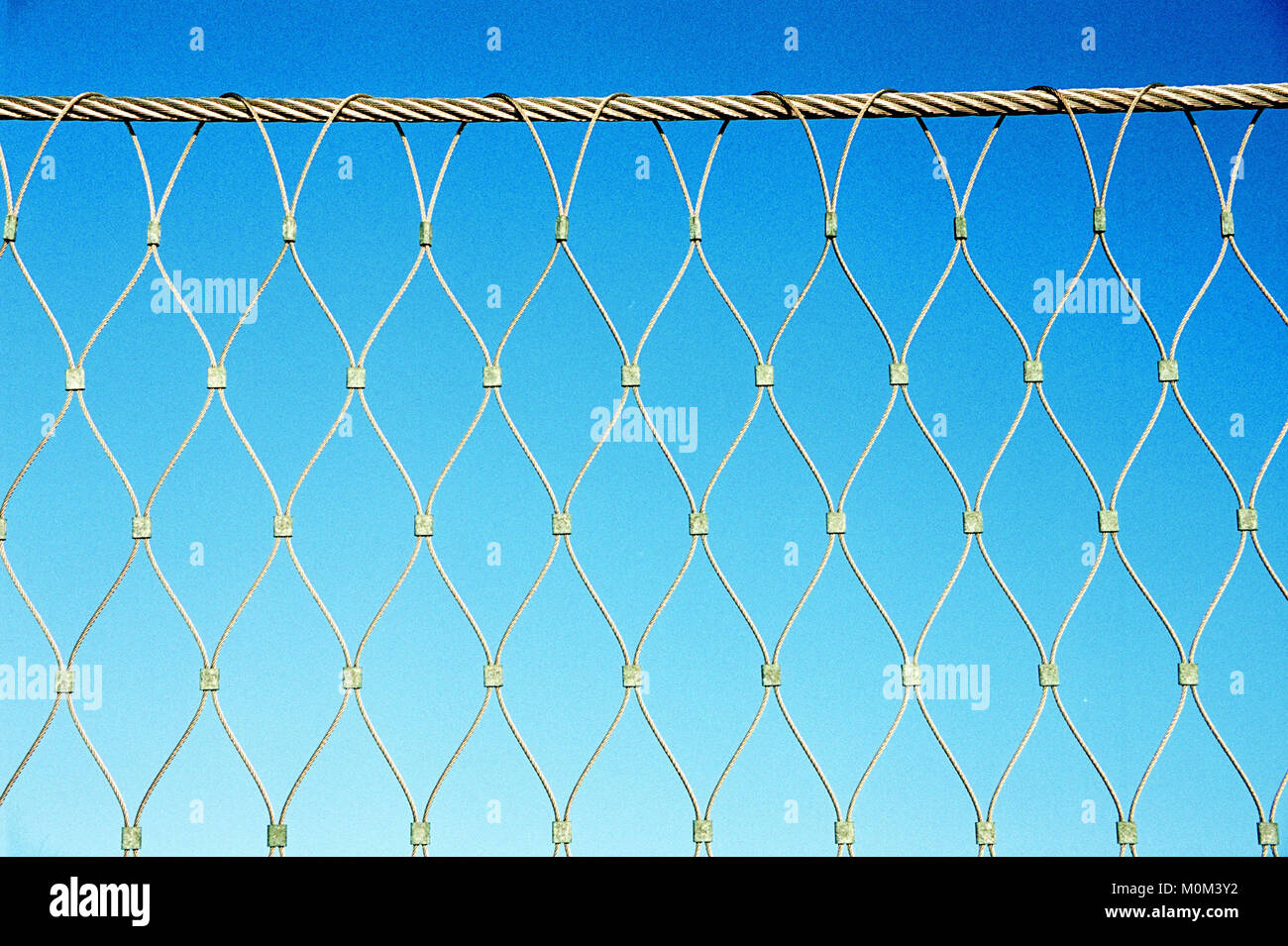 Blue fencing hi-res stock photography and images - Alamy