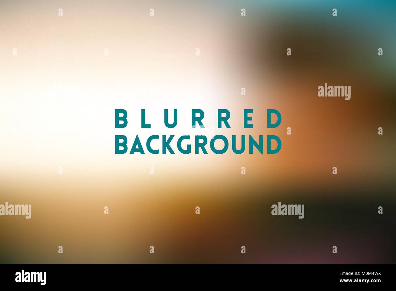 horizontal wide multicolored blurred background Stock Vector Image ...
