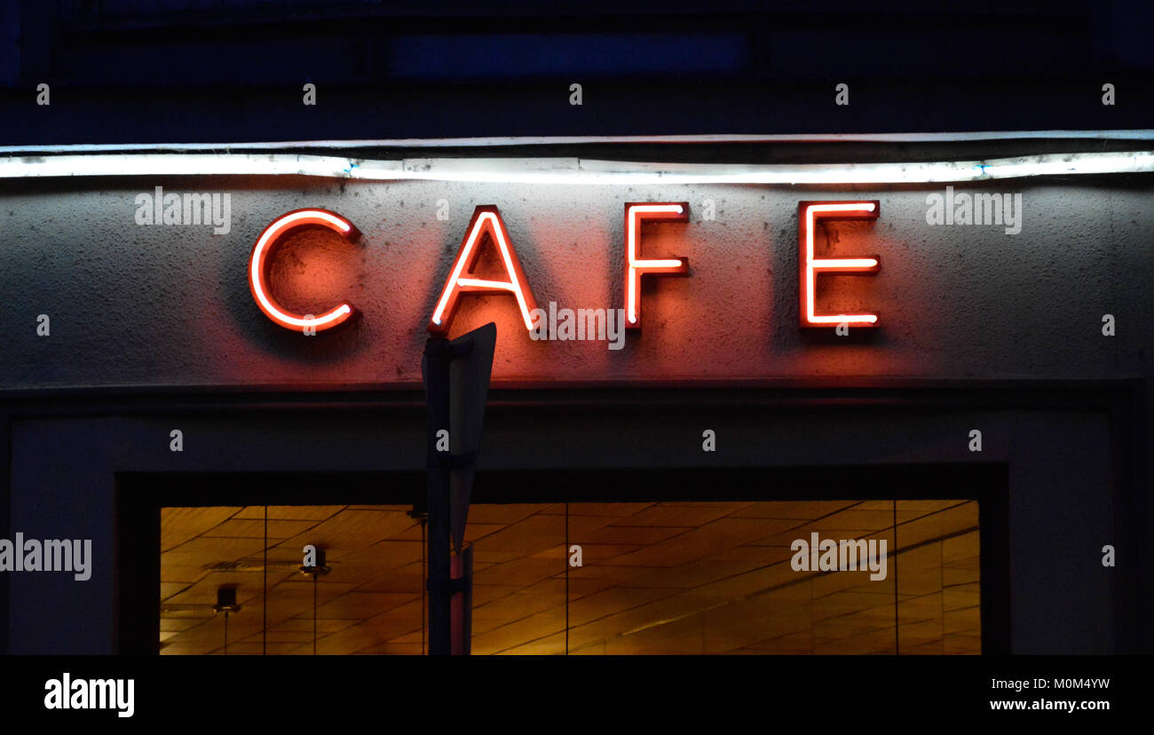 Red light cafe hi-res stock photography and images - Alamy