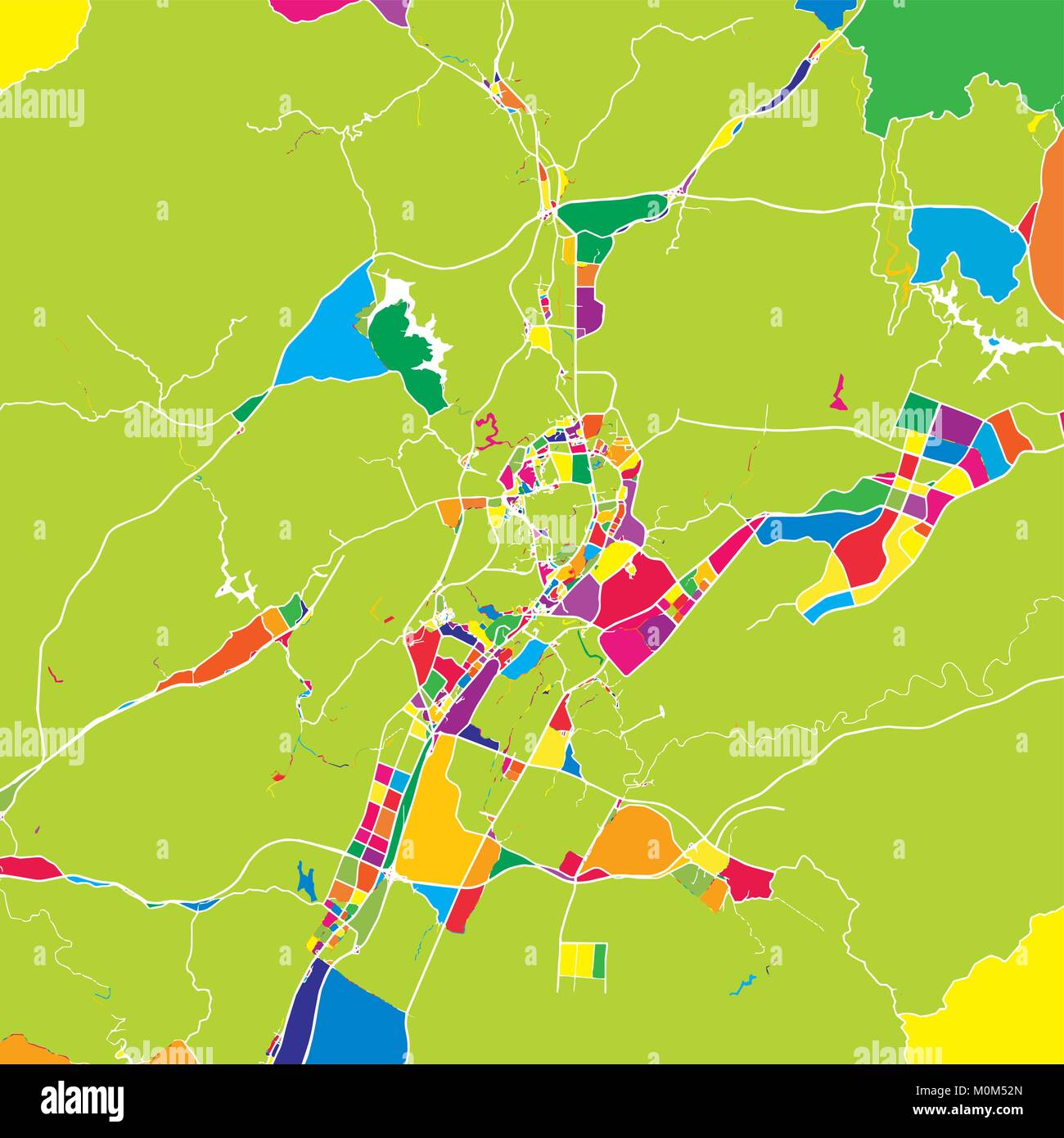 China colorful map hi-res stock photography and images - Alamy