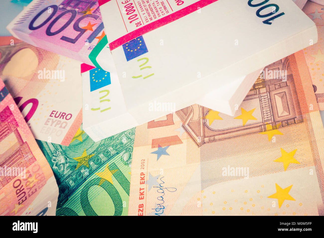 Euro Money. euro cash background. Euro Money Banknotes Stock Photo - Alamy