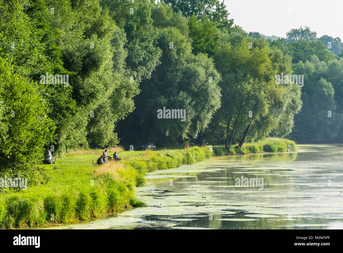 France,Aisne,Chamouille,the Ailette Lake Stock Photo - Alamy