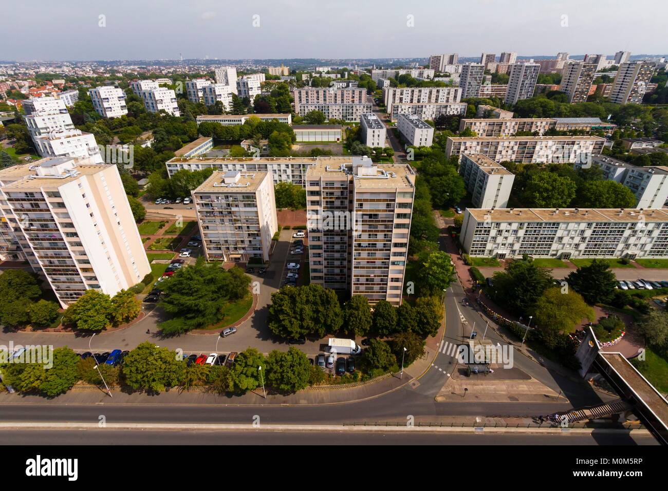 France,Val de Marne,Creteil,Mont Mesly District by architect Gustav ...