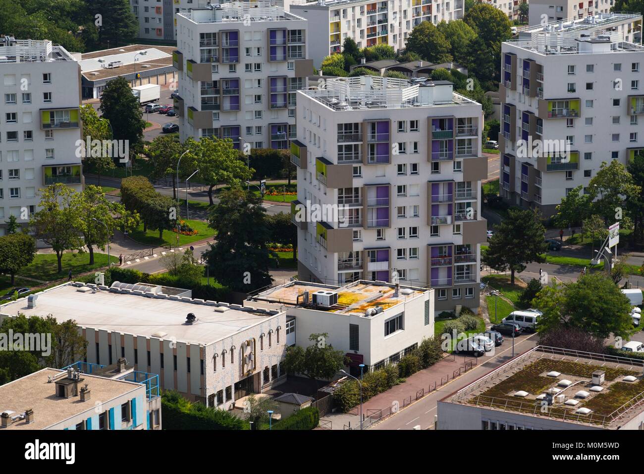 France,Val de Marne,Creteil,Mont Mesly District by architect Gustav ...