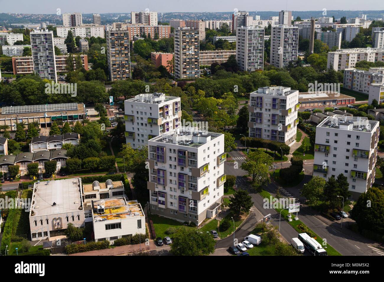 France,Val de Marne,Creteil,Mont Mesly District by architect Gustav ...