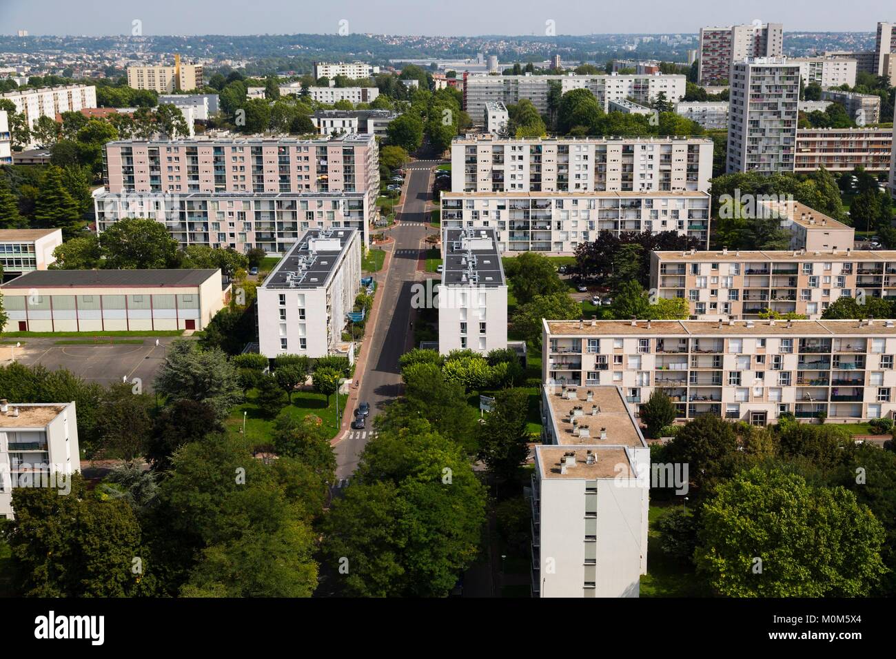 France,Val de Marne,Creteil,Mont Mesly District by architect Gustav ...