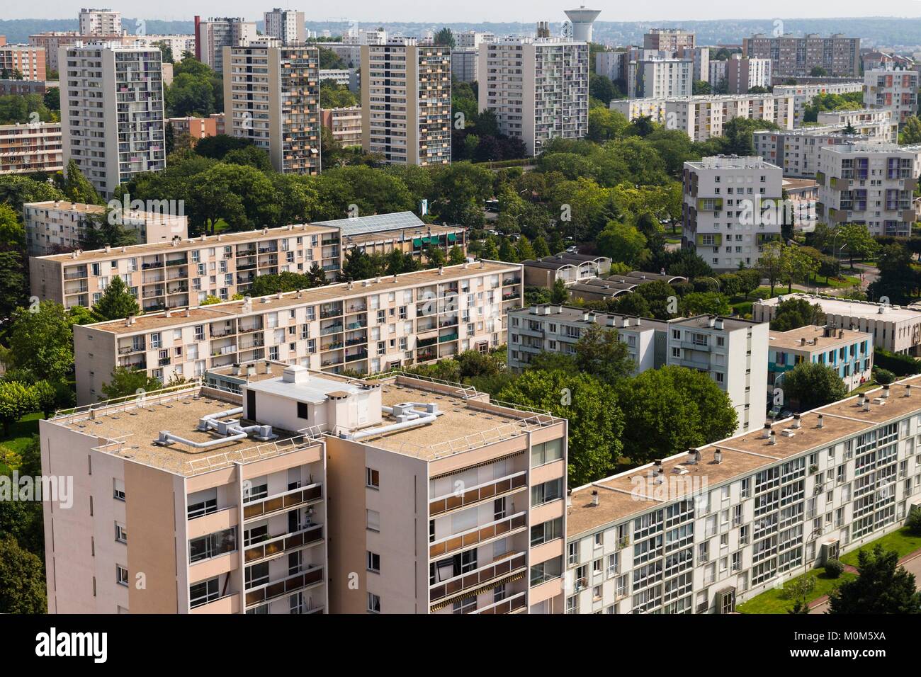 France,Val de Marne,Creteil,Mont Mesly District by architect Gustav ...