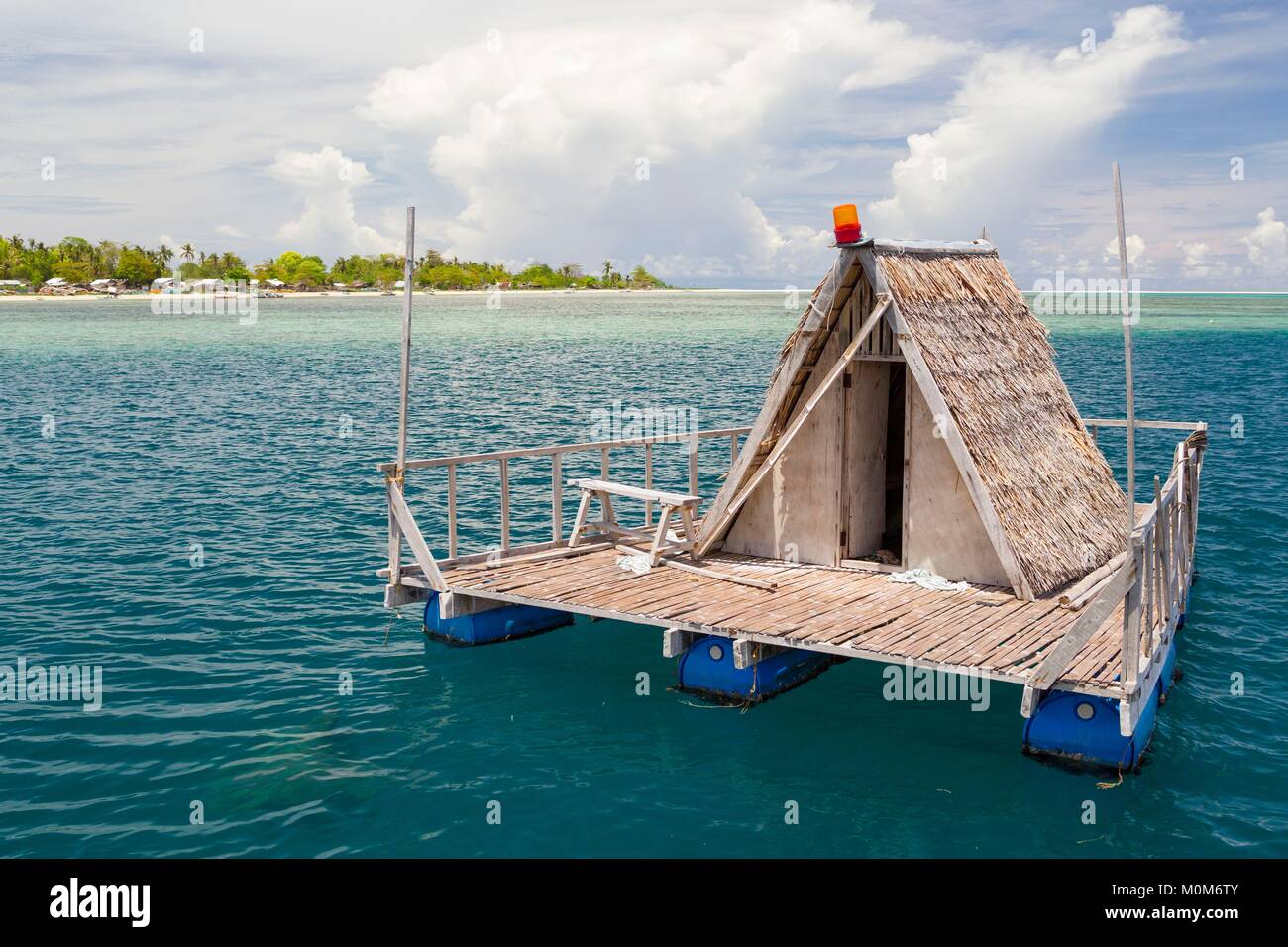 Philippines,Palawan,Roxas,Green Island Bay,Johnson Island,Floating ...