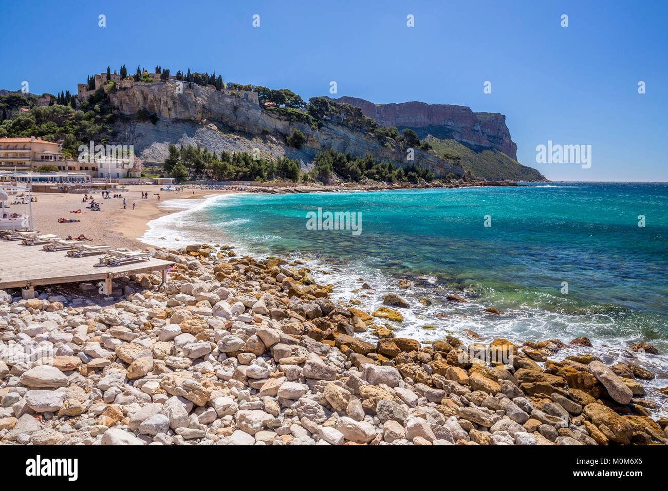France,Bouches du Rhone,Cassis,beach of the Grande Mer Stock Photo - Alamy
