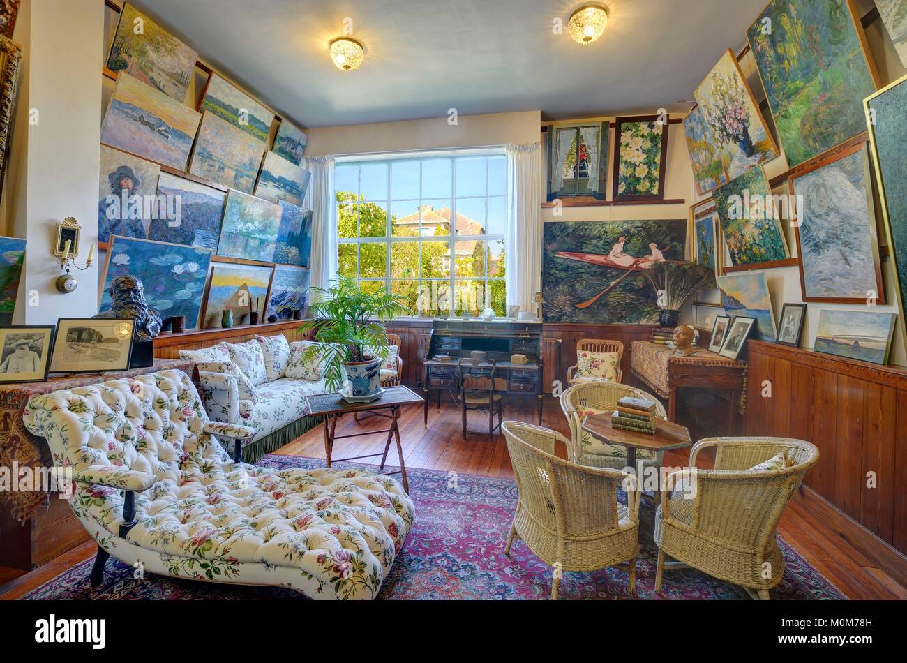 France,Eure,Giverny,Claude Monet Foundation,the former studio converted ...