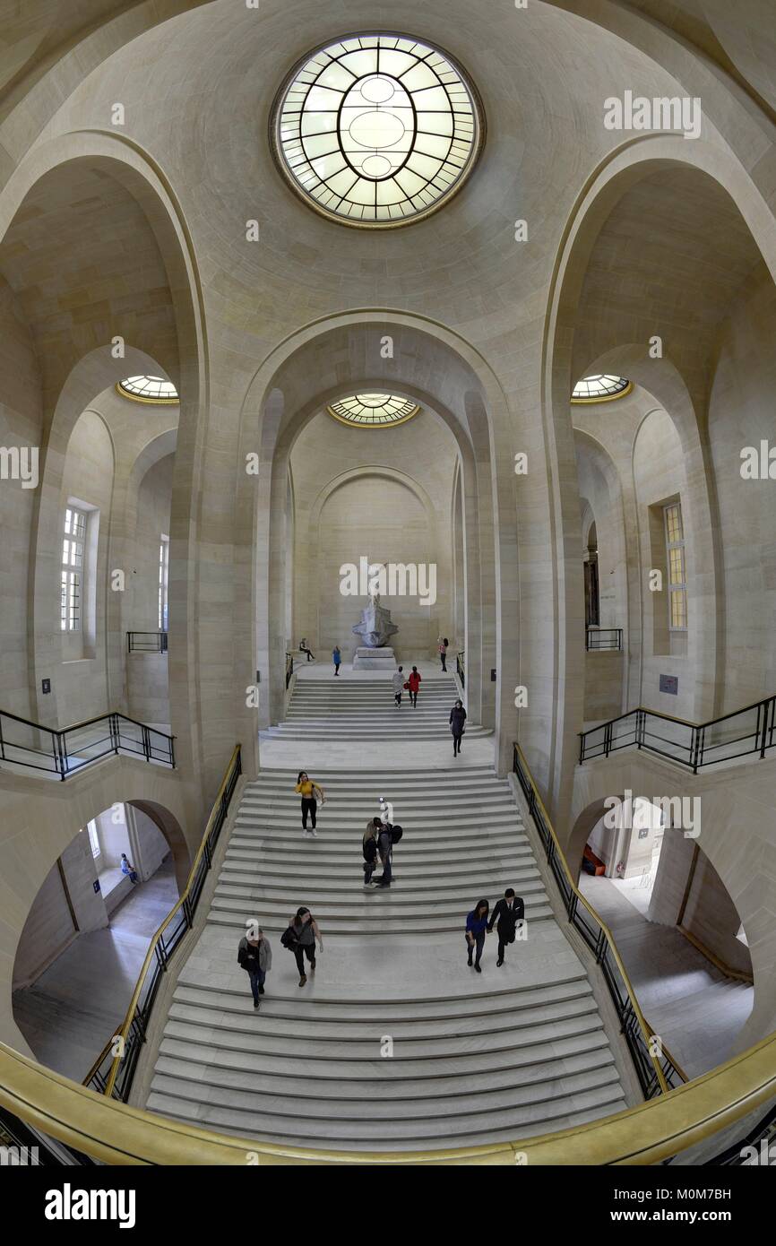 France,Paris,area listed as World Heritage by UNESCO,Louvre museum,Daru ...