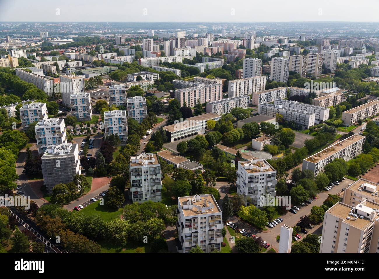 France,Val de Marne,Creteil,Mont Mesly District by architect Gustav ...
