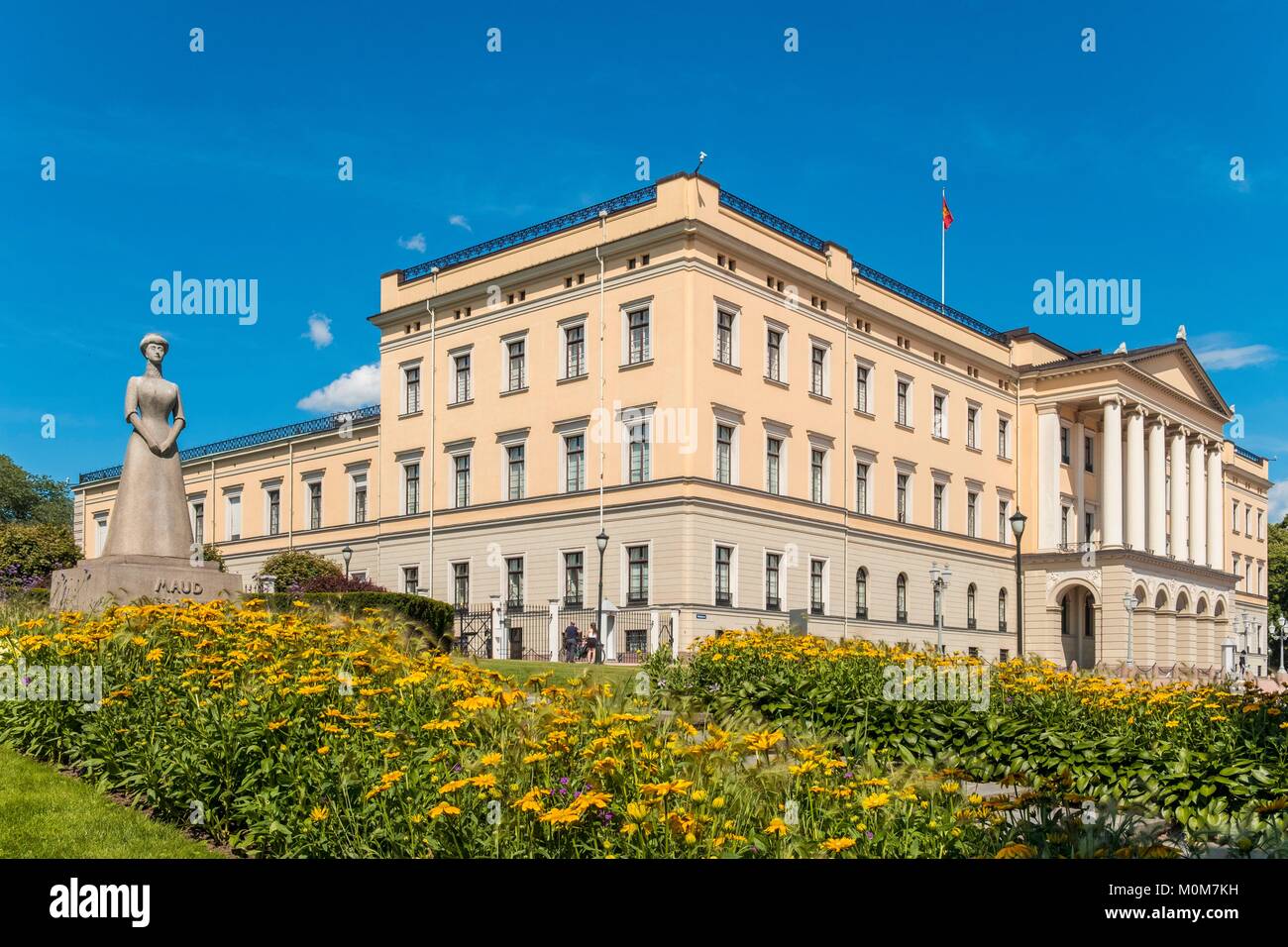 Norway,Oslo,Royal Palace (Kongelige Slott Stock Photo - Alamy