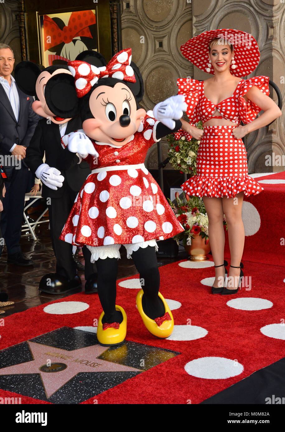 Los Angeles, USA. 22nd Jan, 2018. Katy Perry, Minnie Mouse & Mickey ...