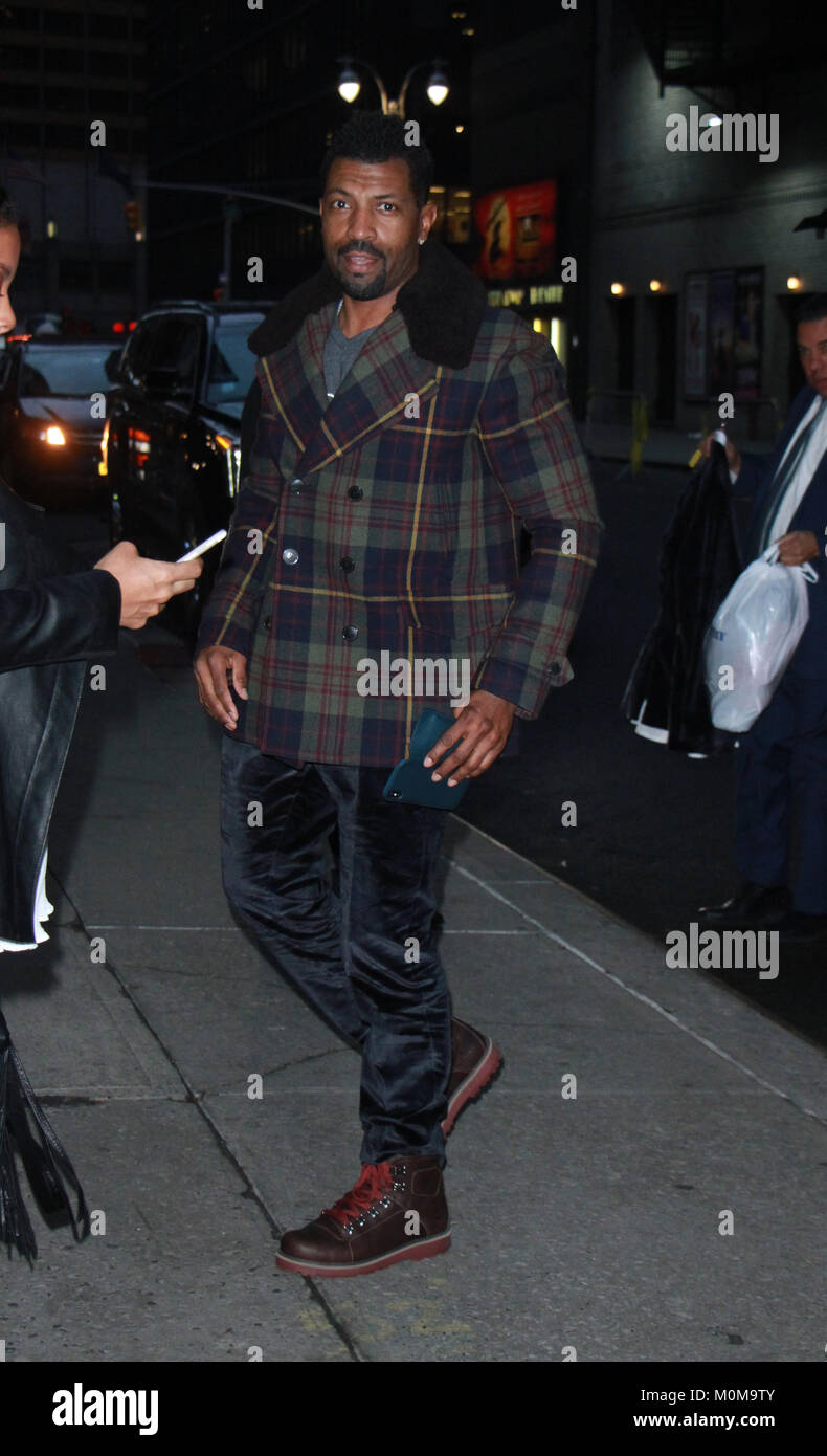 New York, NY, USA. 22nd Jan, 2018. Deon Cole at The Late Show with ...