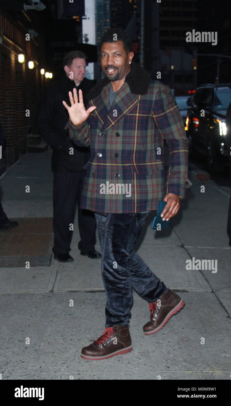 New York, NY, USA. 22nd Jan, 2018. Deon Cole at The Late Show with ...