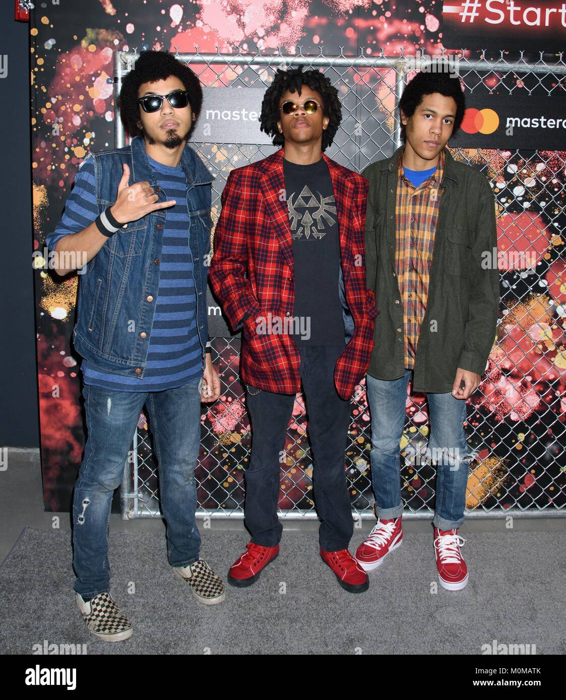 New York, NY, USA. 22nd Jan, 2018. Musical Group Radkey at arrivals for ...